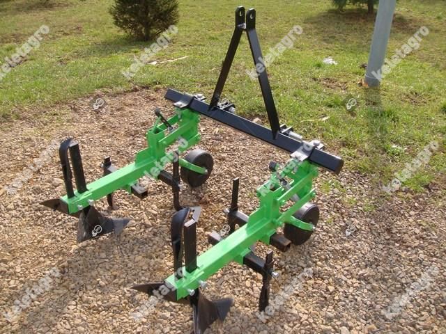Cultivator with 2 hoe units, with hiller, for Japanese compact tractors ...