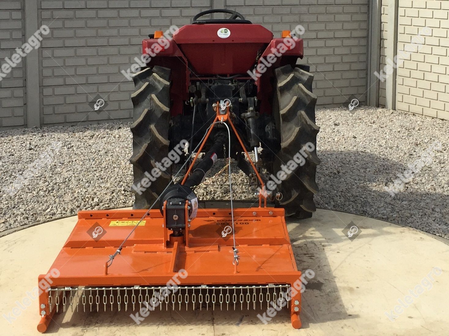 Topper mower 100cm, for Japanese compact tractors, Komondor SRZ-100